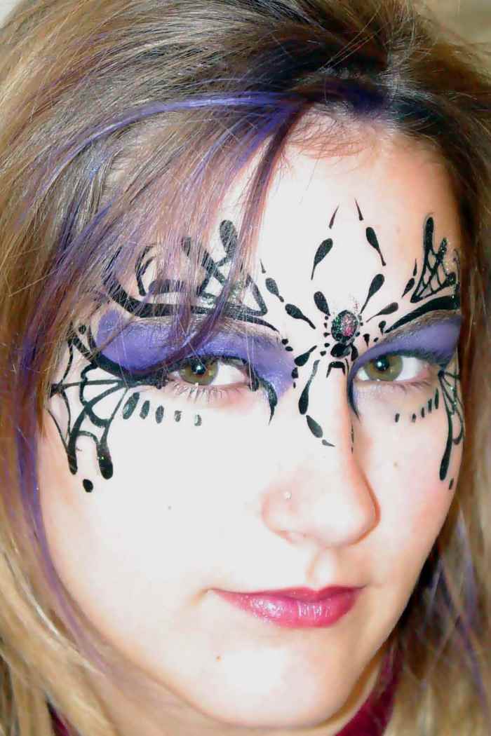 Spider Web Makeup Ideas and Tutorials - HubPages