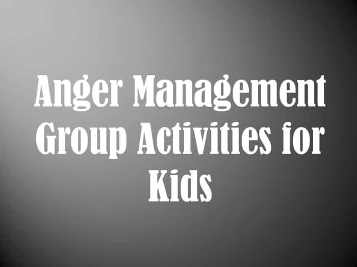 Anger Management Group Activities for Kids: Mental Health Groups for ...
