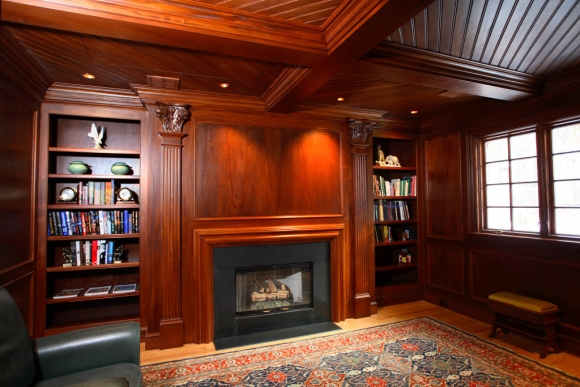 Home Improvement Paneling Millwork - I Love a Mahogany Library - HubPages