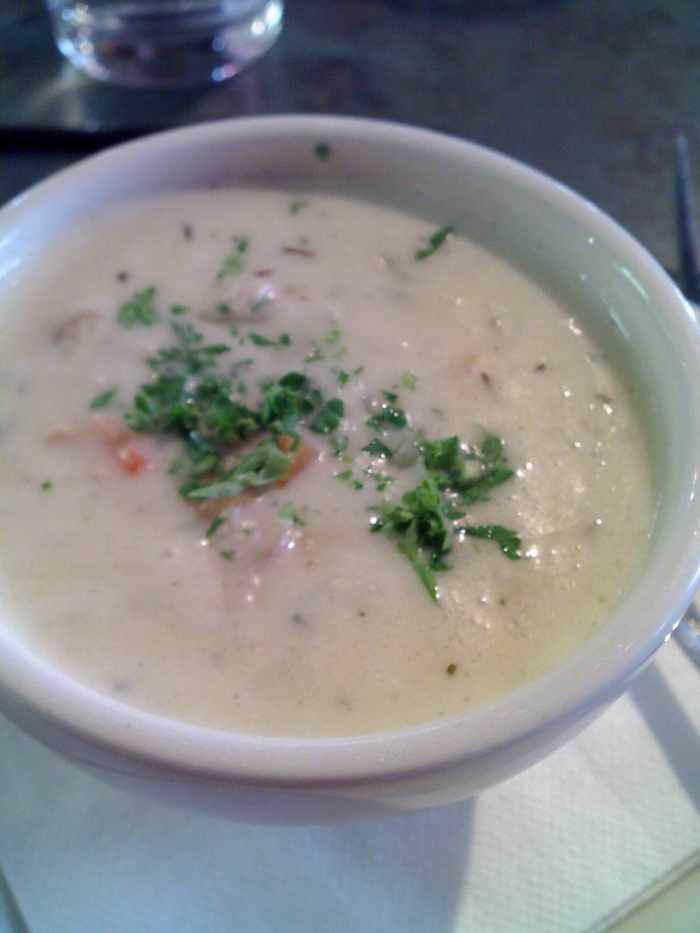 My Mother's Cooking - New England Clam Chowder with Rice, Onions and ...