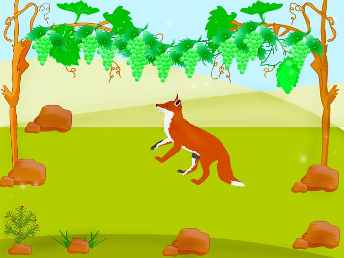 The fox and the sour grapes story - a short story for kids and everyone - HubPages