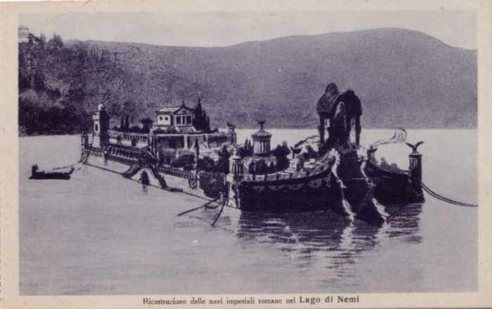 Roman Emperor Caligula and the fantastic Nemi Barges discovered at the ...