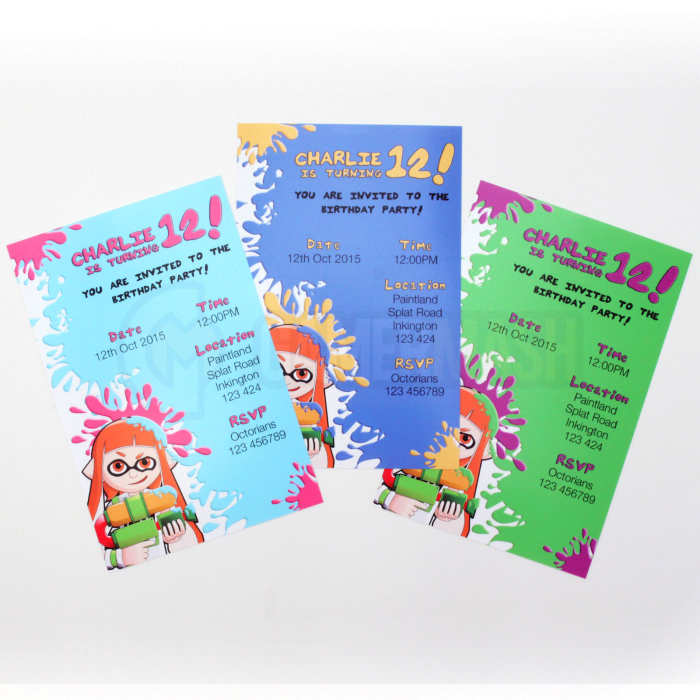 Splatoon Birthday Party Ideas and Themed Supplies - HubPages