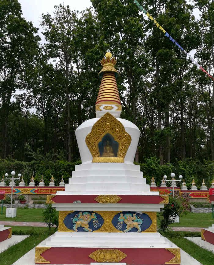 Tibetan Buddhism - Stupas Depicting Major Events in the life of the ...