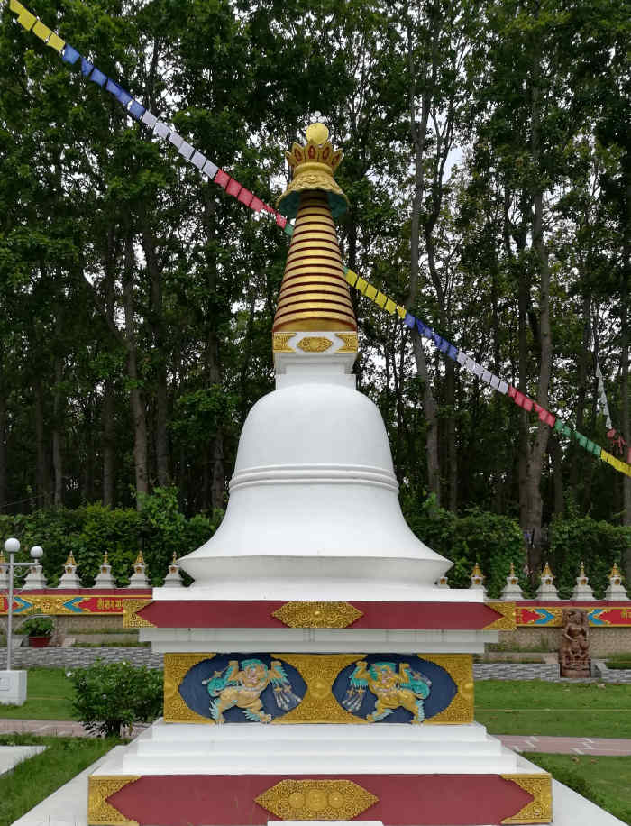 Tibetan Buddhism - Stupas Depicting Major Events in the life of the ...
