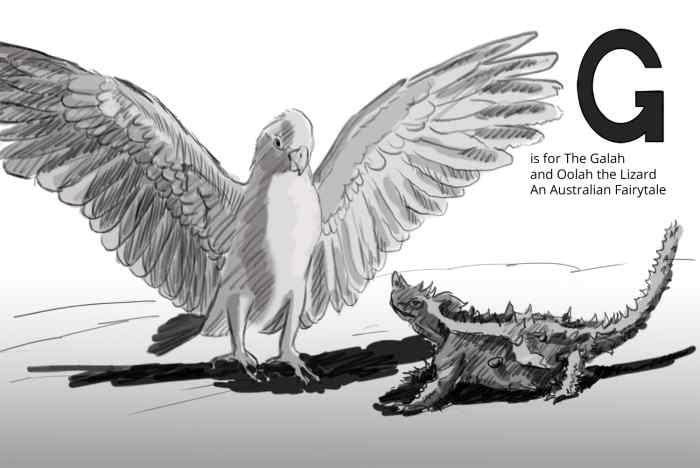 The Galah and Oolah the Lizard, an Australian Folktale - HubPages