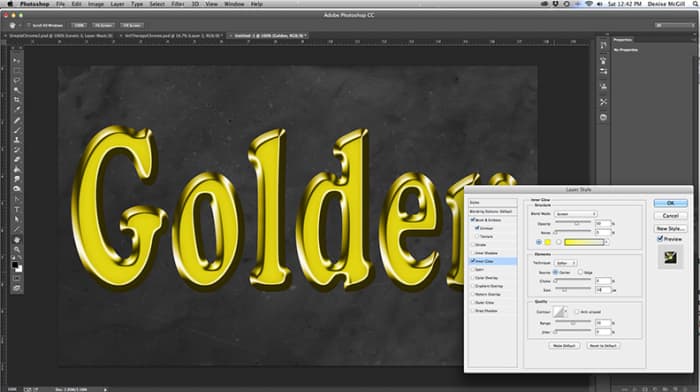Awesome Gold Text Effect In Photoshop - HubPages