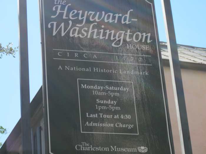 Visit The Heyward-Washington House - HubPages