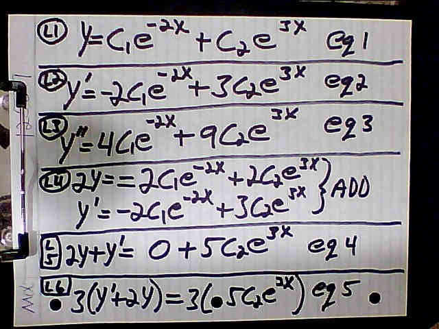 Differential Equations, part 1: Elimination of Arbitrary Constants ...