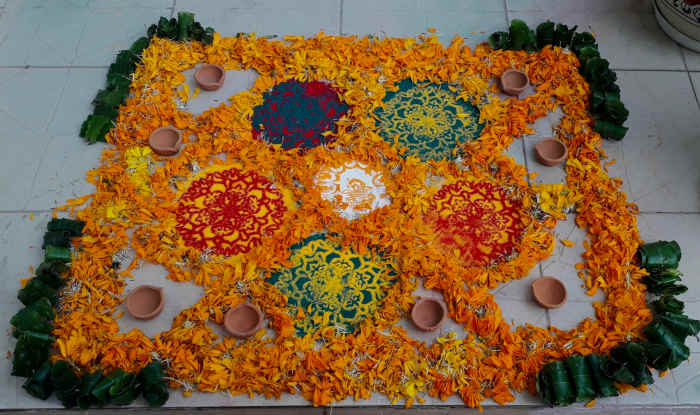 How to Make The Traditional Indian Colourful Rangoli - HubPages