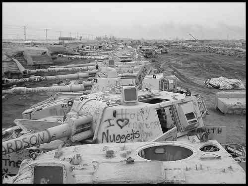 Military Junkyards and Graveyards for Scrap Vehicles, Tanks, and Jeeps ...