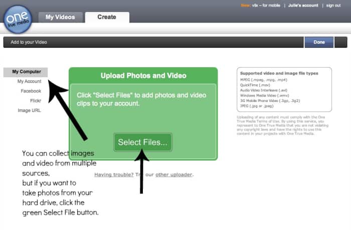 One True Media- A Free Site to Make Your Own Photo or Video Montage ...