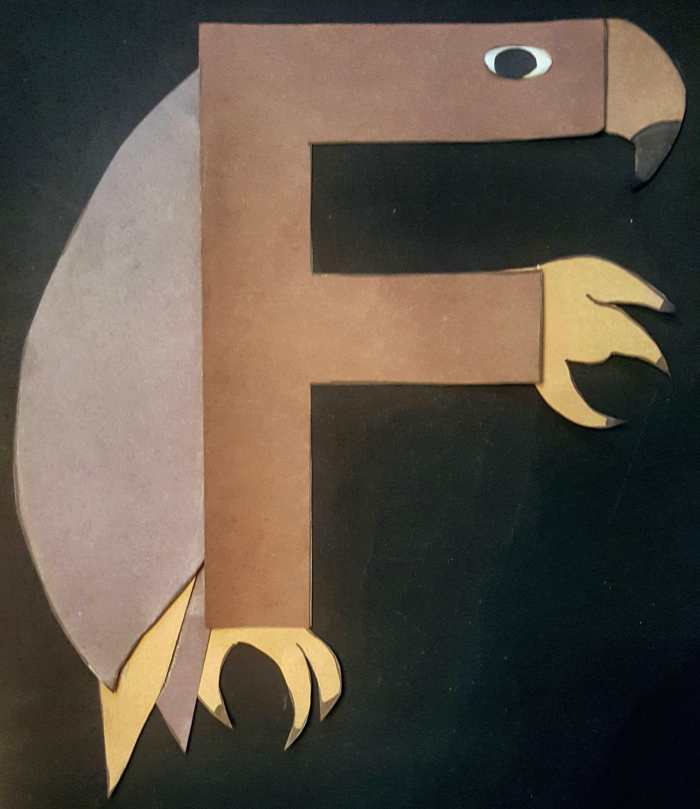 "F" Is for Falcon: Alphabet Paper Craft for Kids - HubPages