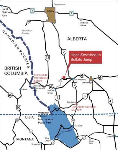 Buffalo Jumps: The Plunge of Death - HubPages