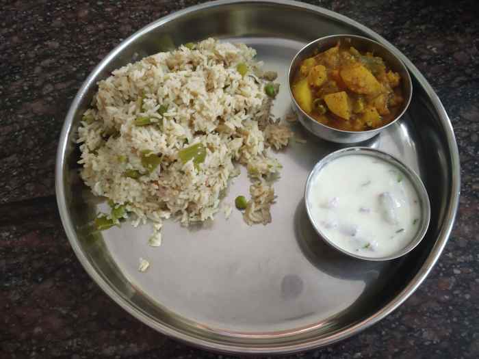 A Mid Saturday Lunch: Protein packed Vegetarian Mini Thali - HubPages