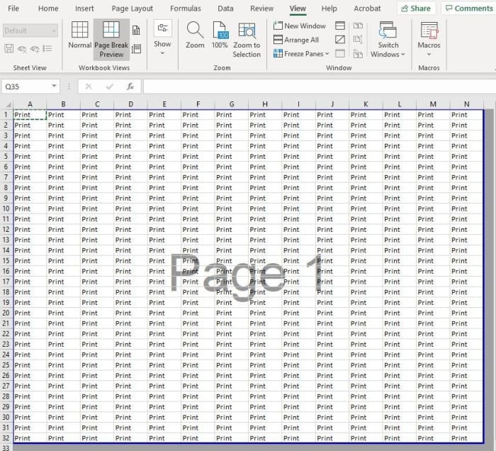 How To Fix Part Or Full Excel Spreadsheet Page Not Printing 2022 