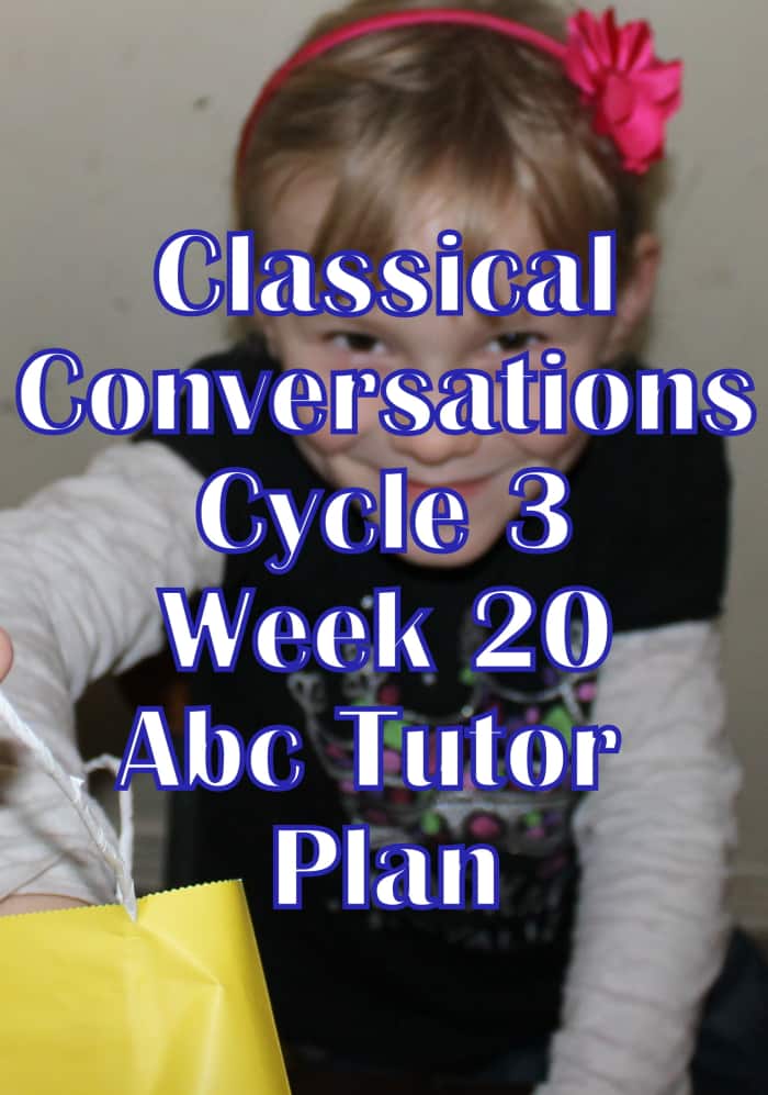 CC Cycle 3 Week 20 Lesson for Abecedarian Tutors - HubPages