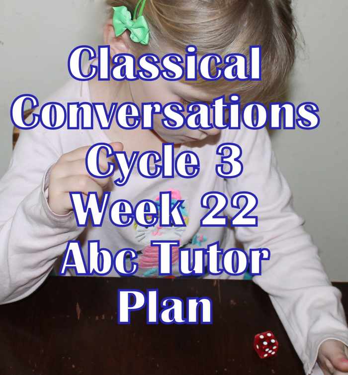 CC Cycle 3 Week 22 Lesson for Abecedarian Tutors - HubPages