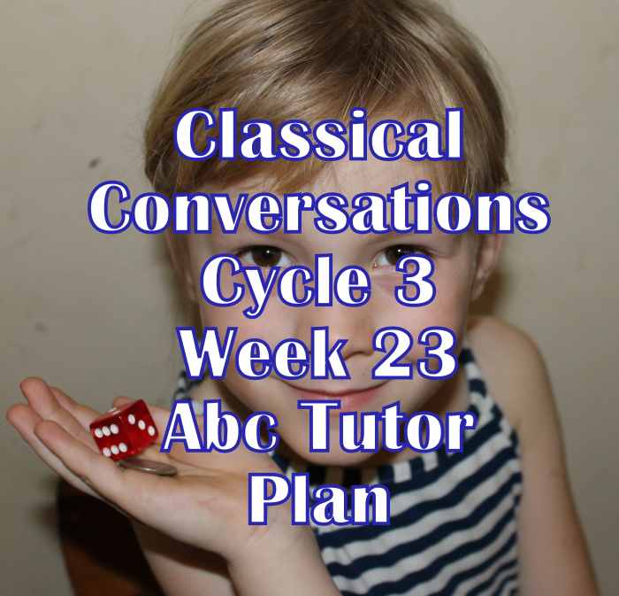 CC Cycle 3 Week 23 Lesson for Abecedarian Tutors - HubPages
