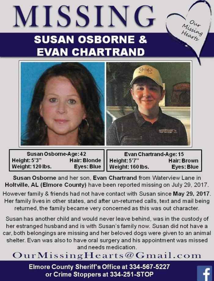 Susan Osborne and Evan Chartrand: Missing Since 2017 - HubPages