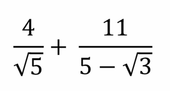 Why Do We Rationalise The Denominator Standard Notation While Using Surds Radicals Hubpages