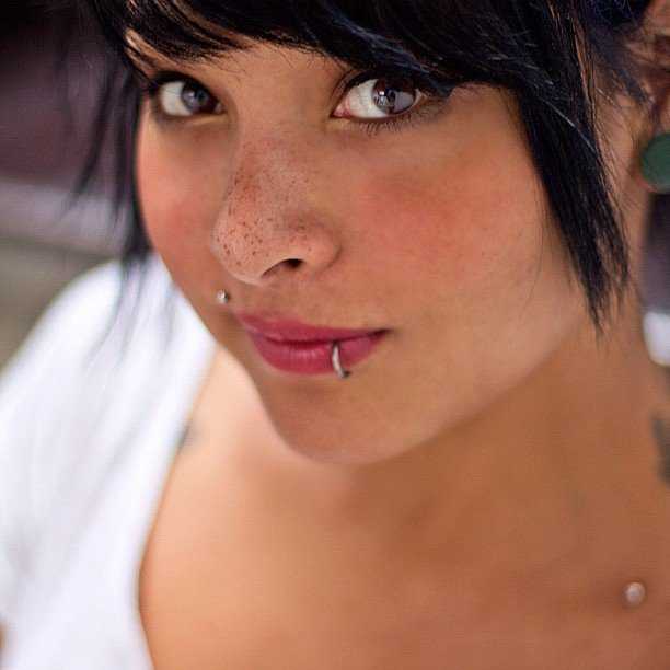 Lip Piercings: Labret, Lowbret, and Madonna Pictures - HubPages