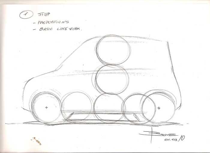 How to Draw a Simple Side View Car Sketch: Basic Steps - HubPages