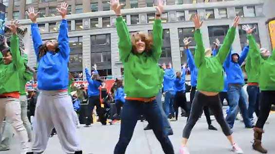 Top Ten Flash Mob Dances Around the World - Spinditty
