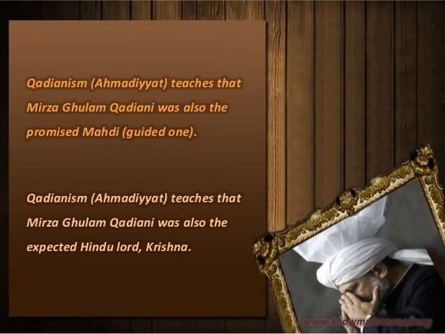 Mirza Ghulam Ahmed and His View About Hindus and Claim to Be ...
