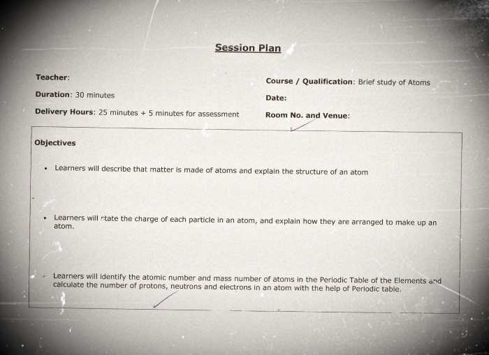 Produce session plans-PTLLS - HubPages