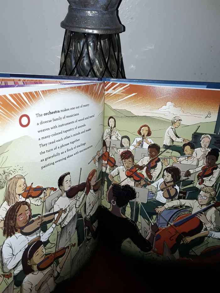 Orchestra Paired With Learning the Alphabet in Picture Book From Two ...