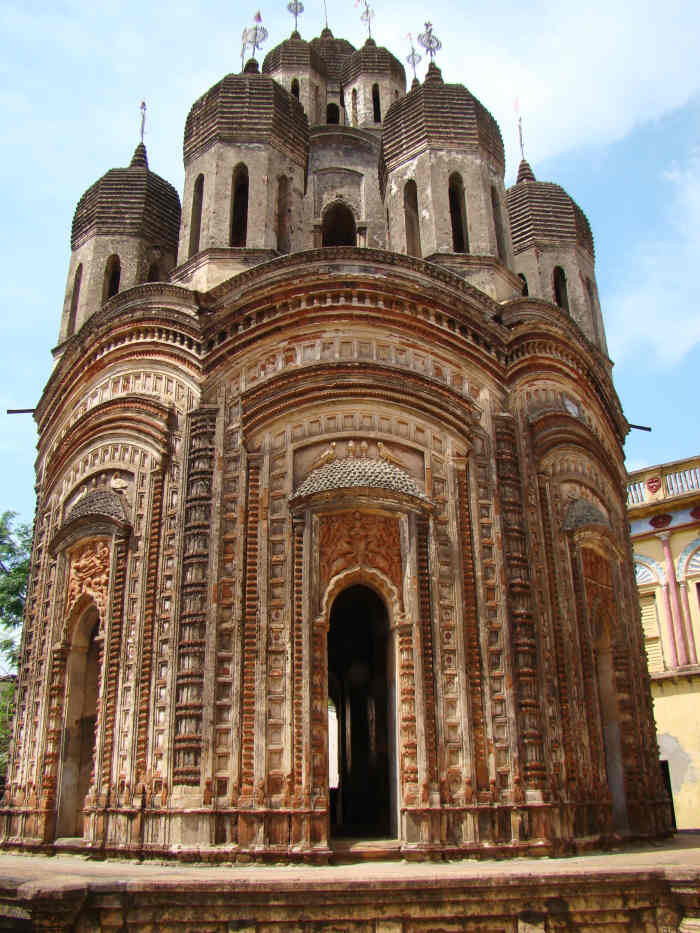 The tallest PANCHARATNA temple of Murshidabad district, West Bengal ...