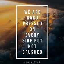 Hard Pressed But Not Crushed - LetterPile