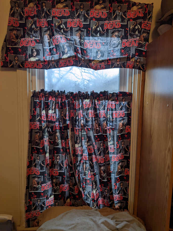 Curtain Making - Using Some Walking Dead Material - HubPages