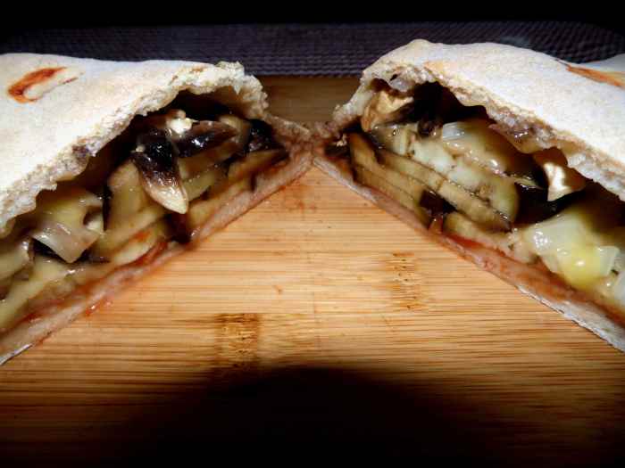 Vegan Eggplant Calzone Inspired by "Seinfeld" - Delishably