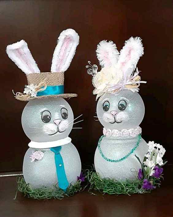 20+ Dollar Store Easter Crafts - Fish Bowl Bunnies - HubPages