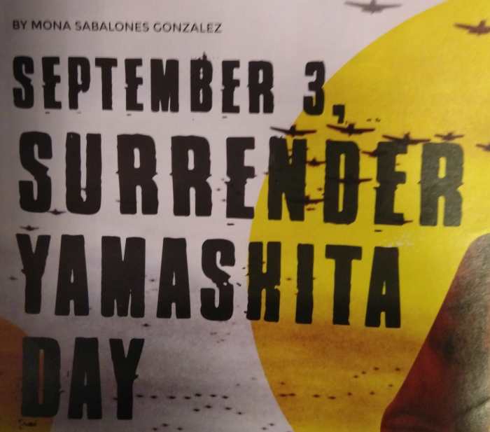 September 3, Surrender Yamashita Day - HubPages