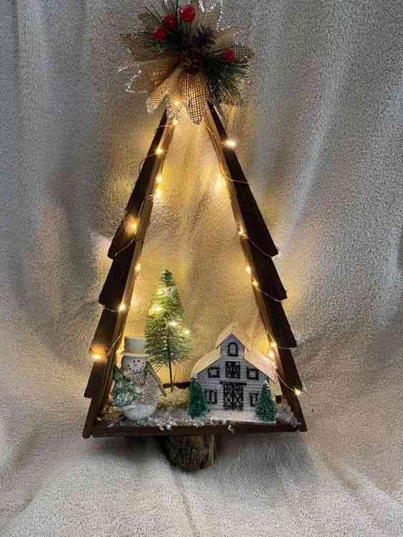 100+ Easy DIY Wooden Christmas Tree Triangle Decorations - HubPages
