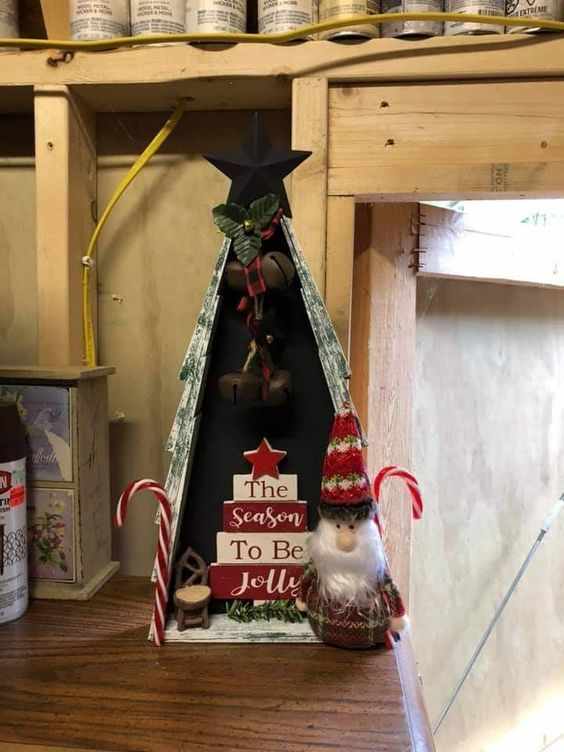 100+ Easy DIY Wooden Christmas Tree Triangle Decorations - HubPages