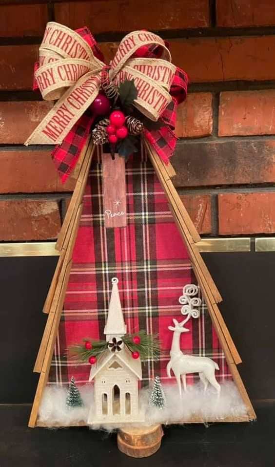 100+ Easy DIY Wooden Christmas Tree Triangle Decorations - HubPages
