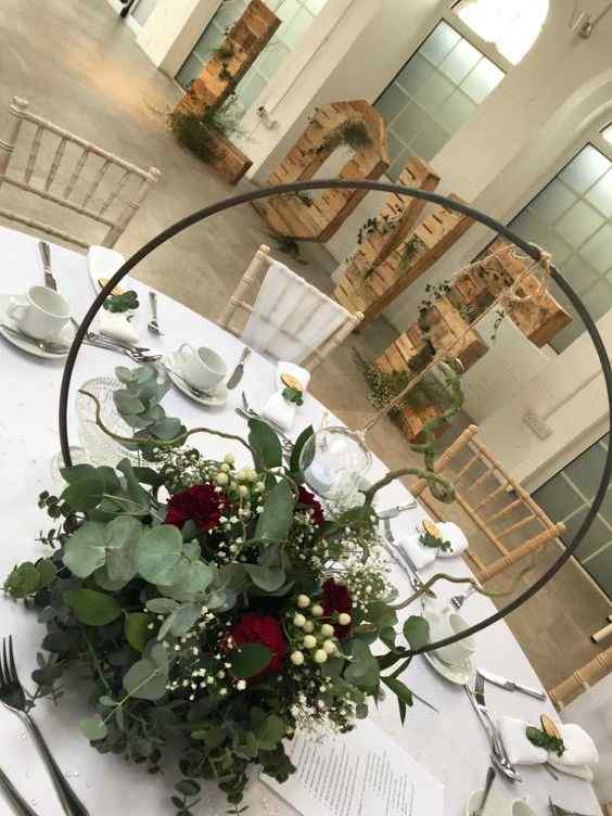 20+ Stunning DIY Floral Hoop Wedding Centerpieces that every Bride will ...
