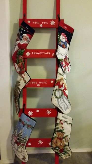 30+ DIY Christmas Ladders Ideas to Turn Your Home Into a Winter ...