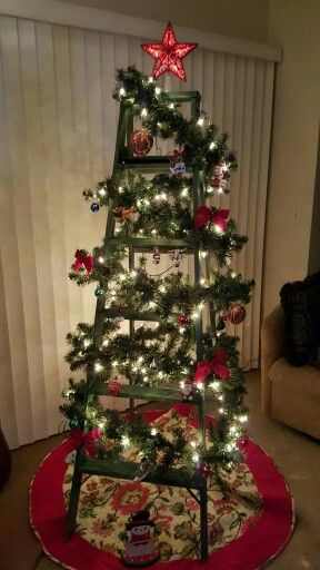 30+ DIY Christmas Ladders Ideas to Turn Your Home Into a Winter ...