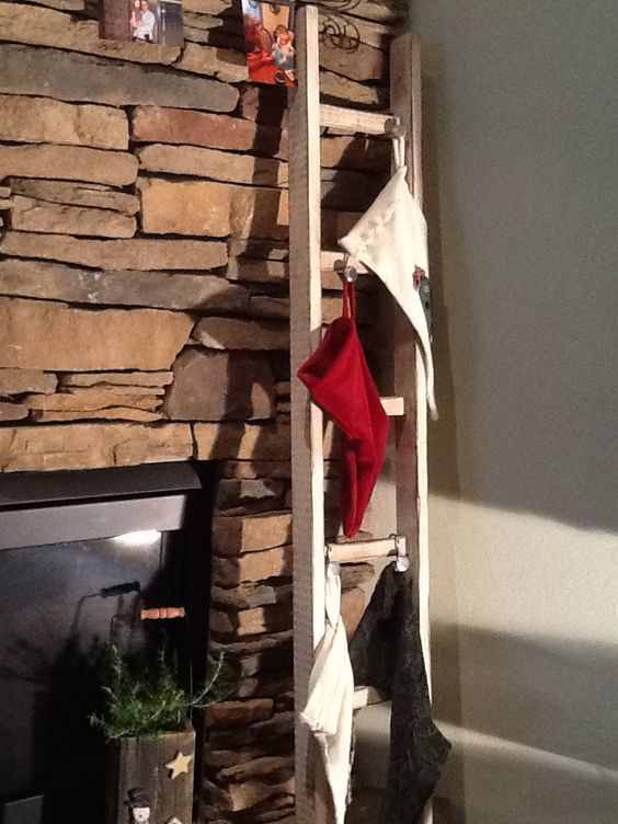 30+ DIY Christmas Ladders Ideas to Turn Your Home Into a Winter ...