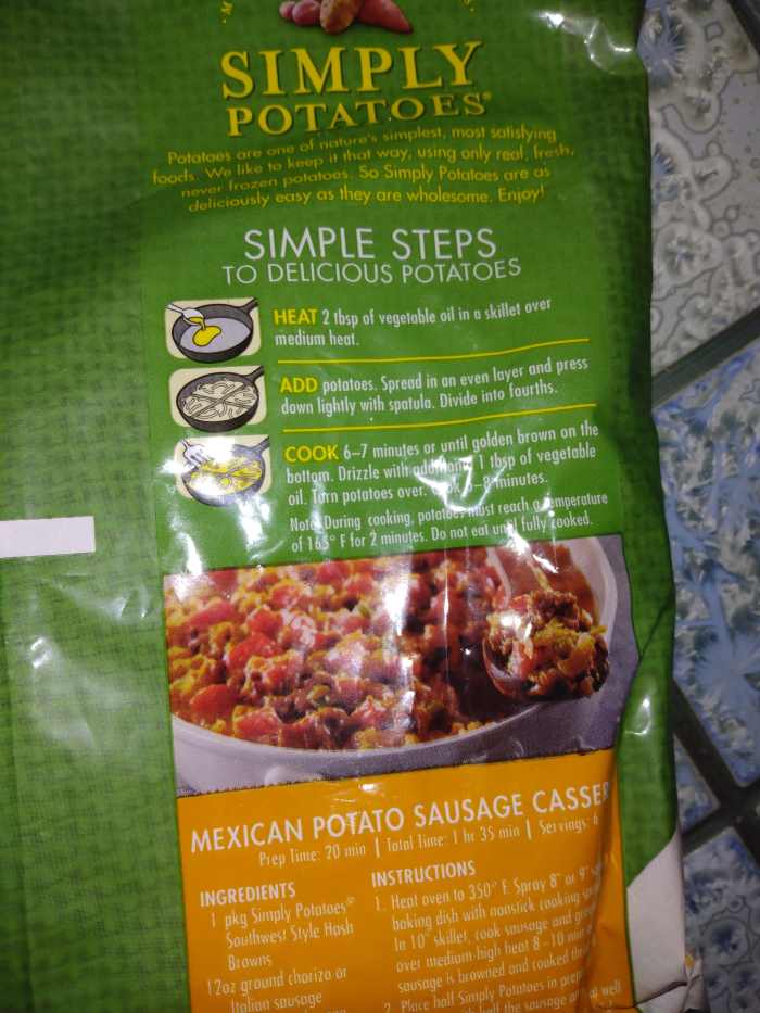 Review of Simply Potatoes Southwest Style Hash Browns - HubPages