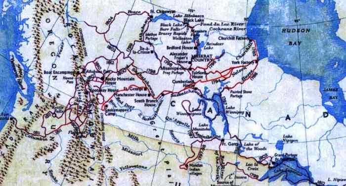 David Thompson, Almost Forgotten Explorer of Canada and North America ...