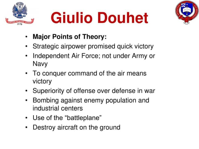 Giulio Douhet(1869-1930) and His Concept of Victory With Strategic ...