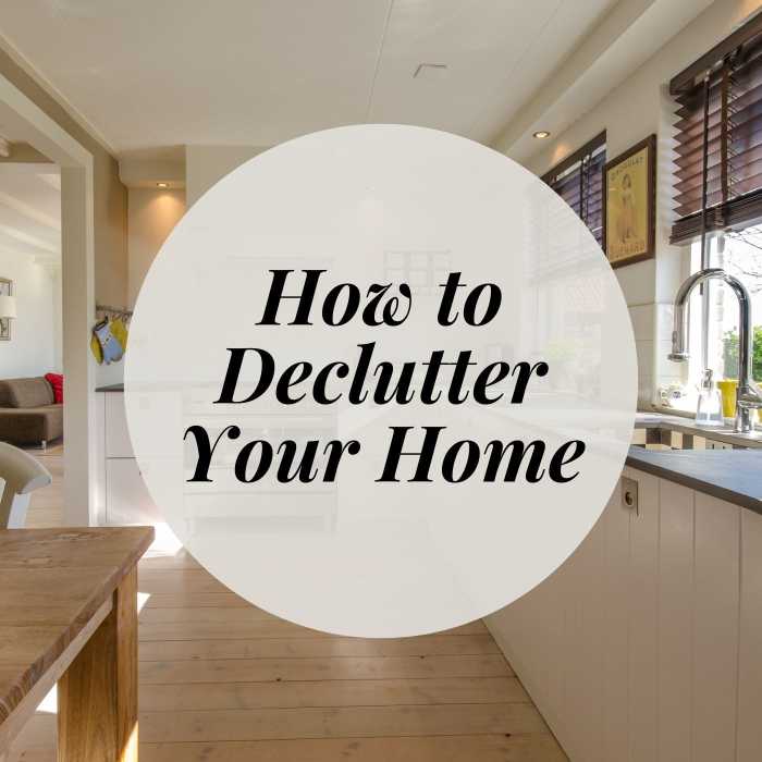 How to Declutter Your Home: Keeping House Clean without Cleaning - HubPages