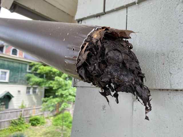 How to Clear a Clogged Gutter Downspout - HubPages