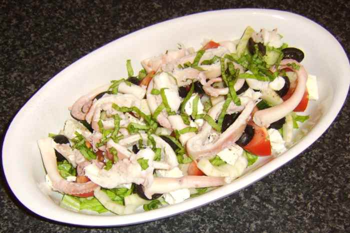 Poached Octopus Greek Seafood Salad - HubPages